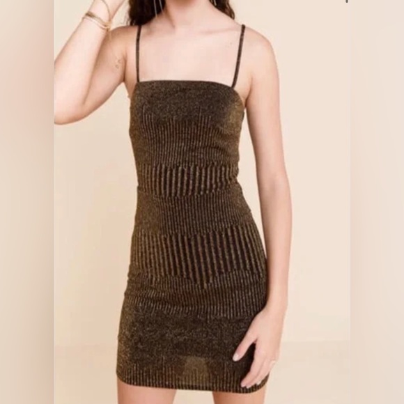 Francesca's Collections | Dresses | Franchescas Piper Lurex Mini Dress ...